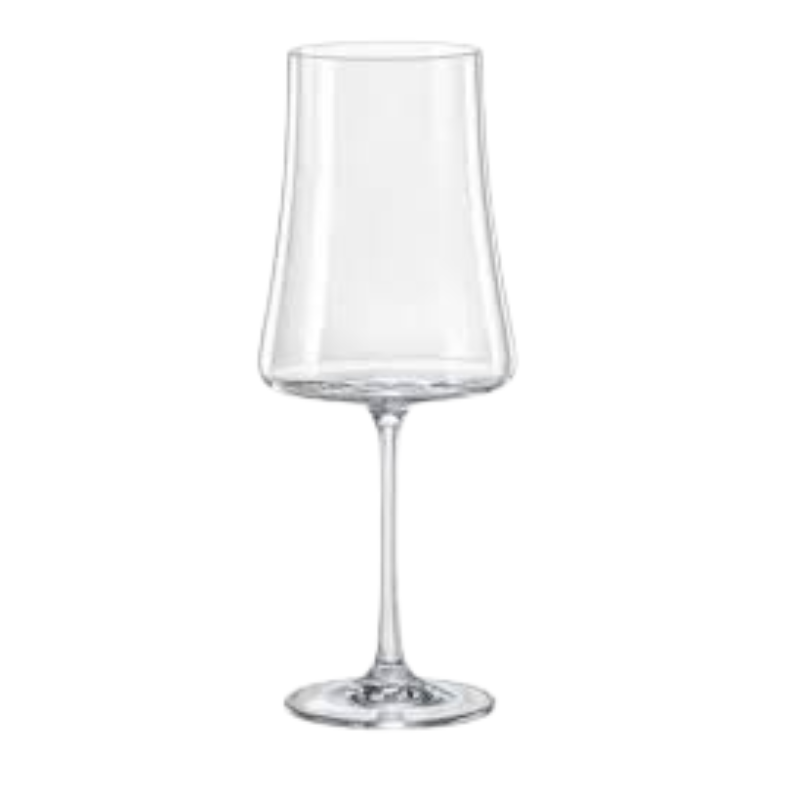 TAÇA DE VINHO QUADRADA CRISTAL BOHEMIA XTRA 560ML REPUBLICA TCHECA ...